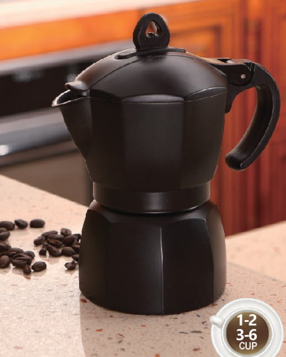 Moka Pot KPX-Black
